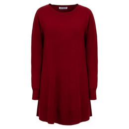 Influencer Kleid Damen Gr&ouml;&szlig;e 40 rot Winterkleid