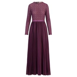 Apart Abendkleid Damen Gr&ouml;&szlig;e 42 dunkellila Winterkleid