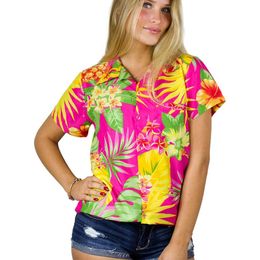 King Kameha Blouse 'Pineapple' female Pink size 6XL