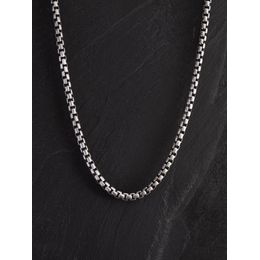 REYTEL Kette 'QUADRA' Herren Gr&ouml;&szlig;e 60 cm silber