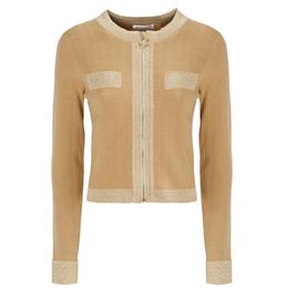 Influencer Knit Cardigan female Beige size M