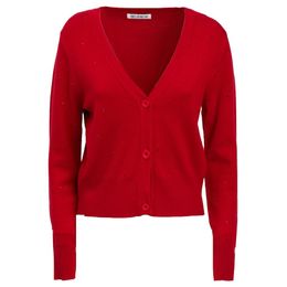 Influencer Knit Cardigan female Red size S