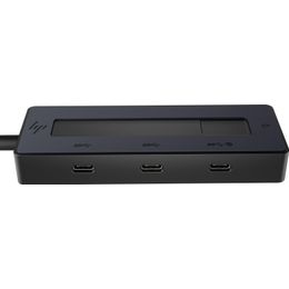 HP Laptop-Dockingstation "Universal USB-C Multiport-Hub", B:11,6mm H:1,55mm T:4,19mm, schwarz, Dockingstationen