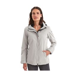 Killtec Damen Outdoorjacke "Inkele", beige, Gr. 42, Oberstoff 1: 100% Polyester/ Oberstoff 2: 100% Polyester, Futter: 100% Polyester, Jacken,