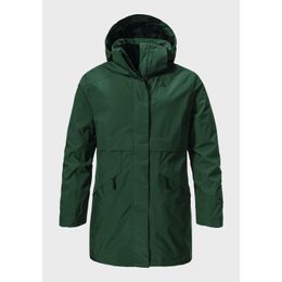 Sch&ouml;ffel SCH&Ouml;FFEL Damen Parka "Urban Ins Parka Style Malkay WMS", gr&uuml;n, Gr. 40, Oberstoff: Aussenseite: 100% Polyester; (Membran: Thermoplastisches