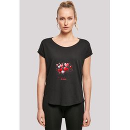 F4NT4STIC Damen T-Shirt "Herzbaum Be Mine", schwarz, Gr. XL, Obermaterial: 100% Baumwolle, Shirts, Premium Qualit&auml;t