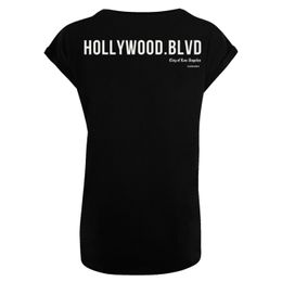 F4NT4STIC Damen T-Shirt "PLUS SIZE Hollywood boulevard", schwarz, Gr. 5XL, Obermaterial: 100% Baumwolle, Shirts, Print
