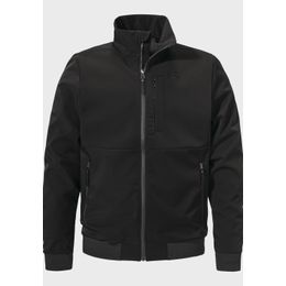 Sch&ouml;ffel SCH&Ouml;FFEL Herren Outdoorjacke "Urban Softshell Jk Style Suavio MNS", schwarz, Gr. 54, Oberstoff: Aussenseite: 100% Polyester, Innenseite: 100%