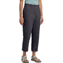 Jack Wolfskin Damen Outdoorhose "TIHAMA 7 8 PANTS W", blau, Gr. 46, Oberstoff: 100% POLYAMID; Futter 1:00% POLYESTER, Hosen