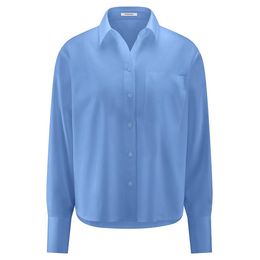 Peter Hahn - Bluse, blau, Gr. 42 / M - Baumwolle