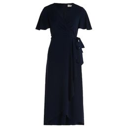 Vera Mont Jerseykleid kurzarm Damen Gr&ouml;&szlig;e 46 nachtblau Winterkleid
