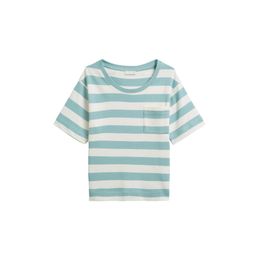 Marc O'Polo Marc O'polo T-Shirt Damen Gr&ouml;&szlig;e L mint / wei&szlig;