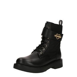 Love Moschino Schn&uuml;rstiefelette Damen Gr&ouml;&szlig;e 41 schwarz Winterschuhe