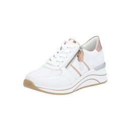 Remonte Sneaker Damen Gr&ouml;&szlig;e 40 gold / silber / wei&szlig;