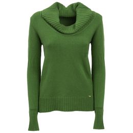 Influencer Pullover Damen Gr&ouml;&szlig;e M gr&uuml;n / schwarz