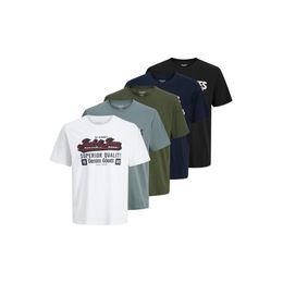 Jack & Jones Jack & Jones T-Shirt Herren Gr&ouml;&szlig;e XL marine / grau / oliv / schwarz / wei&szlig;
