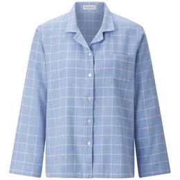 Novila Damen-Flanellpyjama kariert