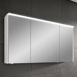 Pelipal Serie 6010 Spiegelschrank 134 x 17,6 x 70,9 cm mit LED-Lichtkranz