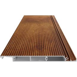 TraumGarten DreamDeck Alu Terrassendielen Ipe-braun, 4000 mm