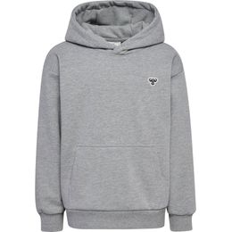 Hummel Kapuzenpullover Hmljr Loose Kinder in GREY MELANGE | Gr.: 104