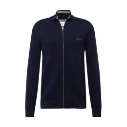 Gant Strickjacke Herren Gr&ouml;&szlig;e XL marine / wei&szlig;