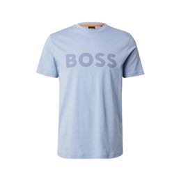 BOSS T-Shirt 'Thinking 1' Herren Größe 4XL taubenblau / hellblau