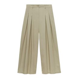 Mango Pleat-Front Pants 'NOELIA' female Green size 42