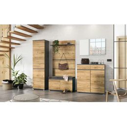U.N.O uno Schuhschrank Lennox grau Ma&szlig;e (cm): B: 96 H: 103 T: 40.0 &raquo; H&ouml;ffner
