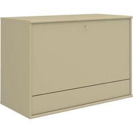 HAMMEL FURNITURE Schreibtisch »Mistral Bürotisch, Arbeitstisch, Tisch, Computertisch« mit LED Spot, B: 89 cm, Designmöbelserie beige