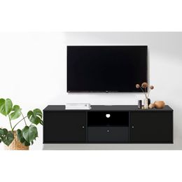 HAMMEL FURNITURE TV-Board »Mistral Fernsehschrank, Medienmöbel, Hängend« mit Türen mit Akustikstoff, Kabeldurchführung, Lowboard, B: 161, 5 cm...