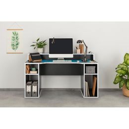 FORTE Gamingtisch &raquo;Tezaur&laquo; mit RGB-Beleuchtung, Breite 160 cm schwarz