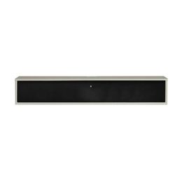 HAMMEL FURNITURE TV-Board &raquo;Mistral Fernsehschrank, Medienm&ouml;bel, H&auml;ngend&laquo; mit Klappt&uuml;r mit Akustikstoff, Lowboard, Breite: 133 cm beige lackiert