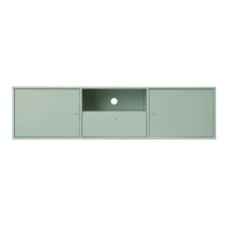 HAMMEL FURNITURE TV-Board »Mistral Fernsehschrank, Medienmöbel, Hängend« Türen mit Akustikstoff, Schublade, Lowboard, B: 161, 5 cm Hellgrün 0