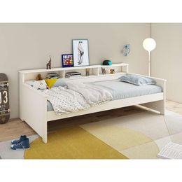 Home Affaire Jugendbett »KERO, Daybed, Stauraumbett, platzsparend, Stauraum, 90x200cm« zertifiziertes Massivholz, mit Ablagefächern, Schublade...