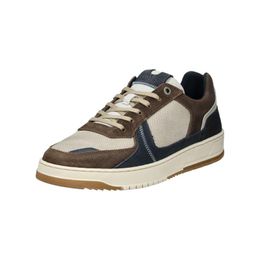 Bullboxer Sneaker »Sneaker Leder« Grau/Braun 42 42 Verschluss: Schnürung