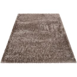 Esprit Hochflor-Teppich »City Glam ESP-80412« rechteckig 70 mm Höhe Shaggy, Langflor, weiche Haptik, Wohnzimmer grau Obermaterial: 100% Polyester B...