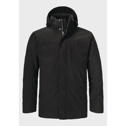 Schöffel SCHÖFFEL Doppeljacke »Urban 3in1 Parka Style Borkol MNS« mit Kapuze 9990 - schwarz 54 54 Wasserdicht & sehr atmungsaktiv dank 2-Lagen VENTURI ...