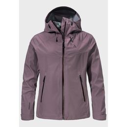 Schöffel SCHÖFFEL Outdoorjacke »Hiking Jacket Style Cascata WMS« mit Kapuze 3905 - braun 36 36 Wasserdicht & sehr atmungsaktiv dank 3-Lagen VENTURI Membrane