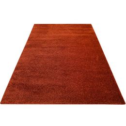 Esprit Teppich &raquo;California ESP-22937&laquo; rechteckig 18 mm H&ouml;he sehr weicher dichter Flor, Wohnzimmer, Schlafzimmer, Esszimmer, uni terrakotta...