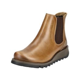 Fly London Stiefelette »Stiefelette Leder/Textil« Camel 37 37 Verschluss: Schlupfschuh