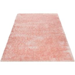Esprit Hochflor-Teppich »City Glam ESP-80412« rechteckig 70 mm Höhe Shaggy, Langflor, weiche Haptik, Wohnzimmer rosa Obermaterial: 100% Polyester B...