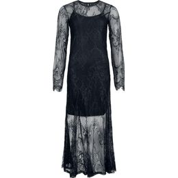 Black Premium by EMP Essential - 2in1 Spitzenkleid Langes Kleid schwarz in XL Q325-000805
