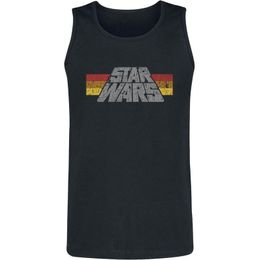 Star Wars Vintage Logo Tank-Top schwarz in M 47821