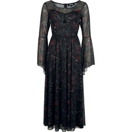 Gothicana by EMP Mystical Woods Langes Kleid schwarz in L Q325-000529