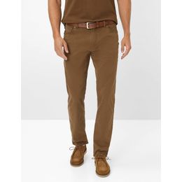 Brax Herren Five-Pocket-Hose Style CHUCK NOUGAT, braun, Gr. 31/34