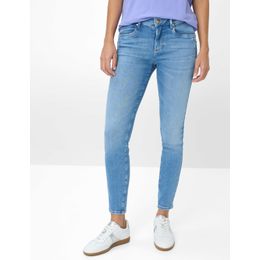 Brax Damen R&ouml;hrenjeans Style ANA USED LIGHT BLUE, denim hellblau, Gr. 42