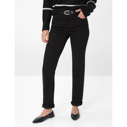 Brax Damen Five-Pocket-Hose Style MARY BLACK, schwarz, Gr. 34