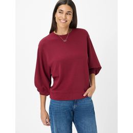 Brax Damen Sweatshirt Style BECA L mulberry, dunkelrot, Gr. 46