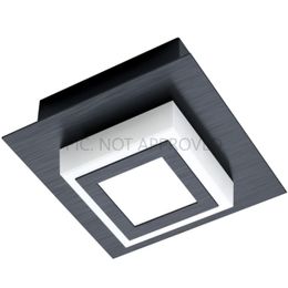 Eglo Leuchten Eglo MASIANO Deckenleuchte LED Schwarz, 1-flammig
