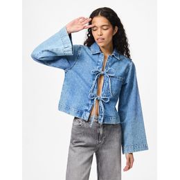 Pieces Bluse 'PCJuliet' Damen Gr&ouml;&szlig;e XL blue denim